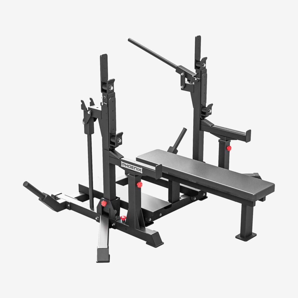 Combo Rack - IPF Spec Combined Squat Stand/Bench Press - PHOENIX STRENGTH